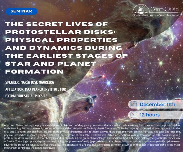 Seminario DAS: The Secret Lives of Protostellar Disks: physical properties and dynamics during ...